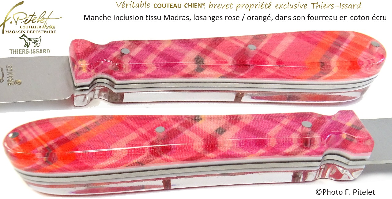 Madras Rose losanges TI :: Coutellerie Pitelet franck artisan coutelier ...
